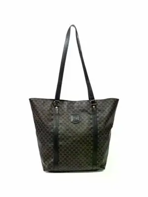 Celine Shopping Logo-patch Shoulder Bag