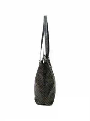 Celine Shopping Logo-patch Shoulder Bag