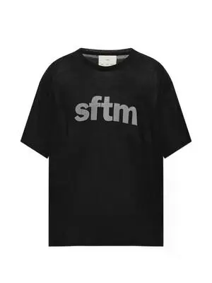 SONG FOR THE MUTE Logo-print T-shirt - Black
