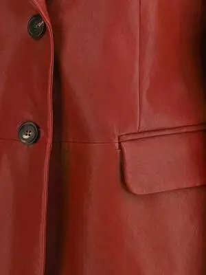 Brunello Cucinelli Tailored Leather Blazer