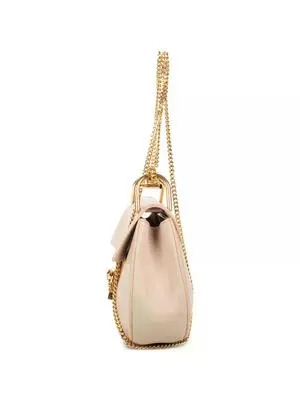 Chloé Embossed Drew Shoulder Bag - Neutrals