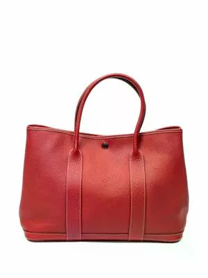 Hermès Garden Party Shoulder Bag - Red