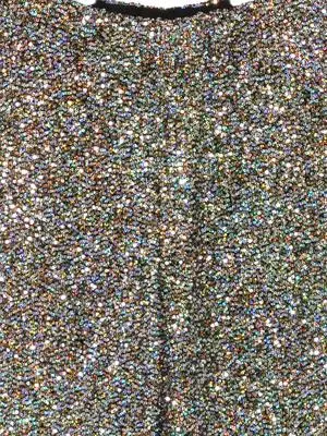 Alberta Ferretti Sequin-embellished Palazzo Pants