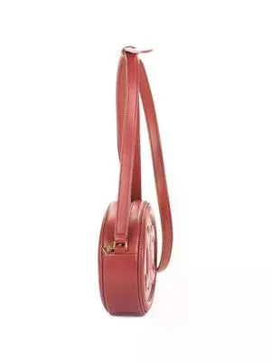 Celine Triomphe Oval Crossbody Bag - Red