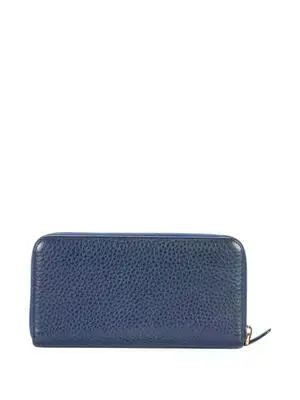 Prada Zip-around Grained Wallet