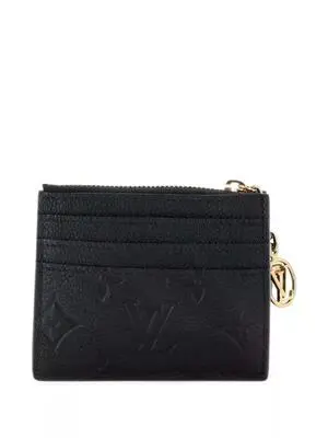 LOUIS VUITTON Flora Monogram Empreinte Leather Card Holder