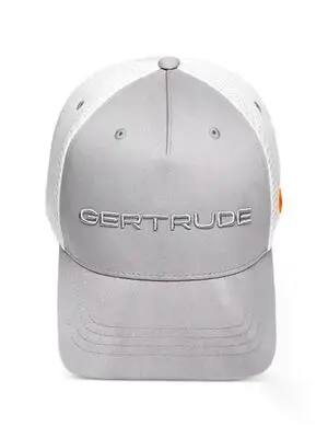 GERTRUDE Benja Logo-embroidered Trucker Cap - Grey