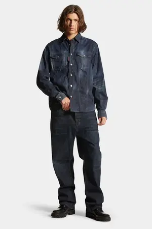 Dsquared2 Icon Black Dusty Wash Eros Jeans