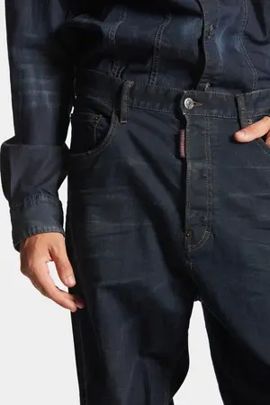 Dsquared2 Icon Black Dusty Wash Eros Jeans