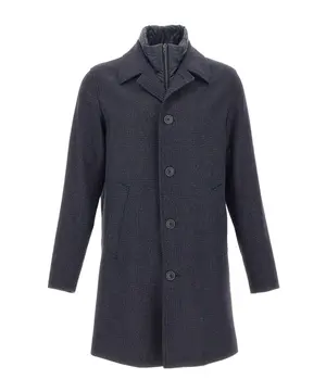 Herno Checked Bib-insert Coat