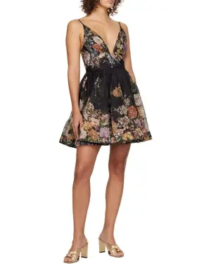 Zimmermann Pavilion V-neck Mini Dress
