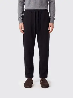 THOM KROM Cotton Joggers With Elasticated Drawstring Waist - Black