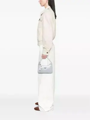 Prada 2013-2026 Mini Tessuto Re Edition 2000 Shoulder Bag - Grey