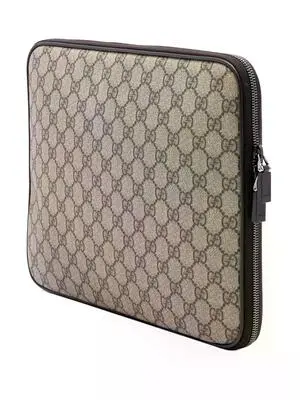 Gucci 2016-2026 Gg Supreme Interlocking G Laptop Case Clutch Bag