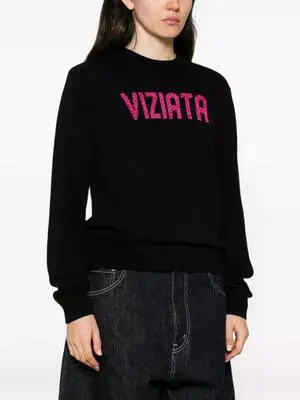 MC2 SAINT BARTH Slogan-embroidered Sweater
