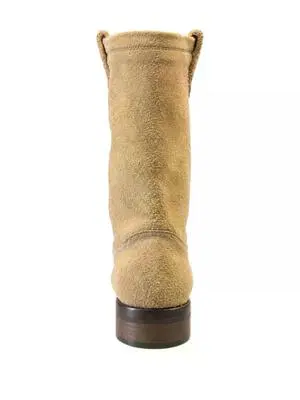 PAURA Embroidered Leather Boots