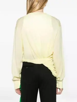 Loewe V-neck Draped Sweater