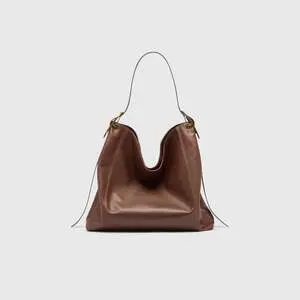 DIESEL® D-line-hobo Bag In Leather