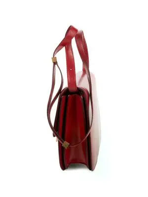 Celine Medium Classic Box Shoulder Bag - Red