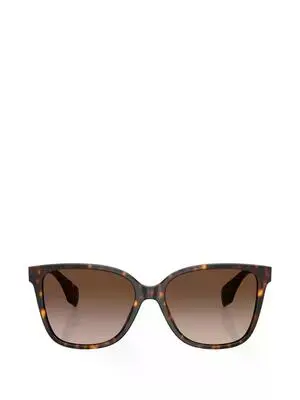 Versace Tortoiseshell-effect Rectangle-frame Sunglasses - Brown