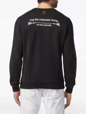 BILLIONAIRE Baroque-print Sweatshirt