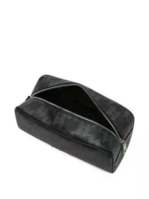 Karl Lagerfeld Monogram Canvas Washbag