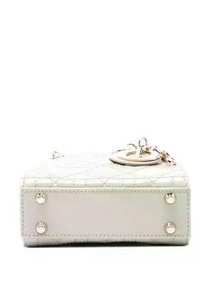 Dior 2022 Micro Patent Cannage Lady Satchel
