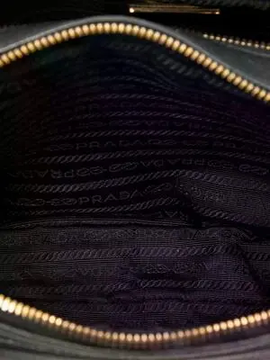 Prada 2010-2026 Vitello Phenix Double Zip Camera Bag Crossbody Bag
