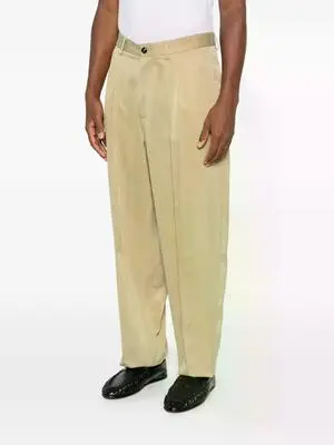 Giorgio Armani Pleated Straight-leg Trousers