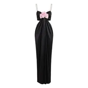 NUR KARAATA Roselle Dress - Black