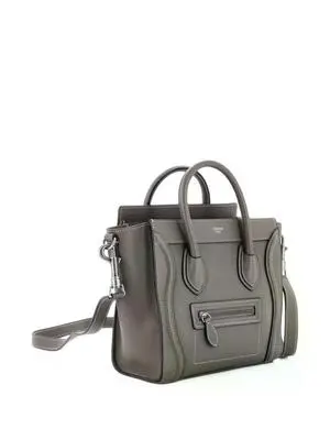 Celine Luggage Bag Grainy Leather Nano Crossbody Bag