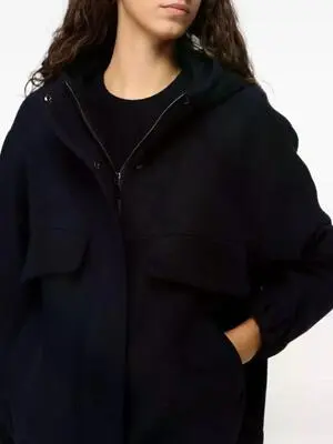 TELA Hooded Long-sleeve Jacket