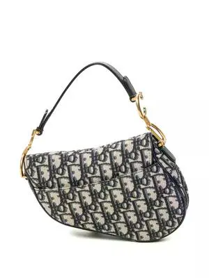 Dior Mini Oblique Jacquard Saddle Shoulder Bag