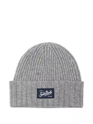 MC2 SAINT BARTH Ribbed-knit Beanie Hat - Grey