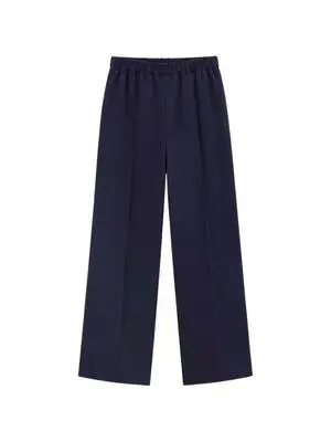 Liviana Conti Nolan Elasticated-waist Palazzo Trousers - Blue