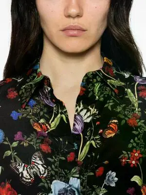 Alice + Olivia Floral-print Shirt