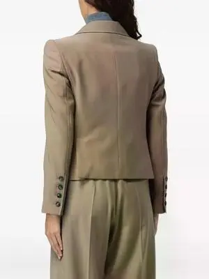 TELA Double-breasted Wool Blazer