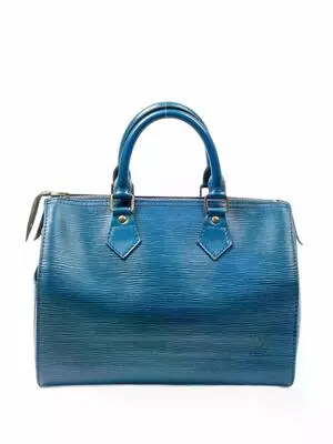 LOUIS VUITTON Speedy 25 Epi Handbag - Blue