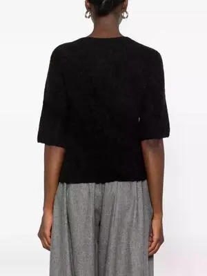 Liviana Conti Brushed Short-sleeve Cardigan