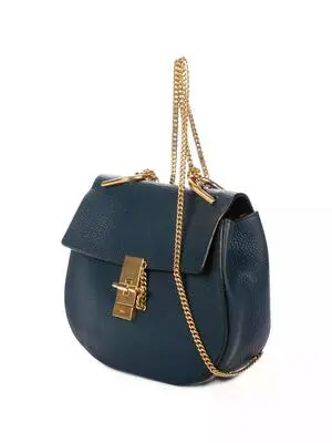Chloé Small Drew Shoulder Bag - Blue