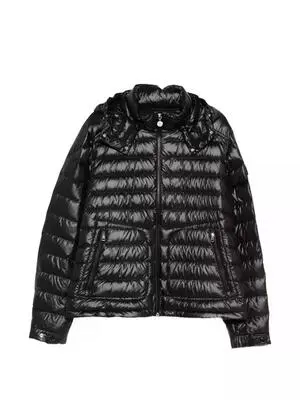 Moncler Lauros Hooded Short Down Jacket - Black