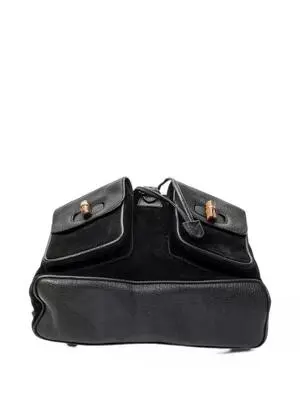 Gucci Large Bamboo Handle Backpack