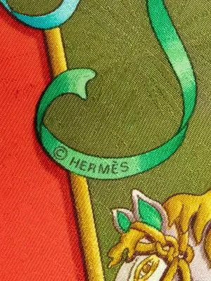 Hermès Luna Carousel-print Scarf