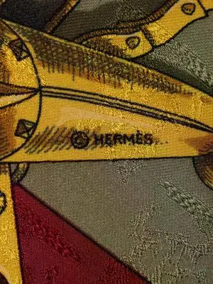 Hermès L'instruction Du Roy Jacquard Scarf - Red
