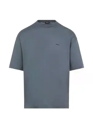 Kiton Logo-embroidered T-shirt - Grey
