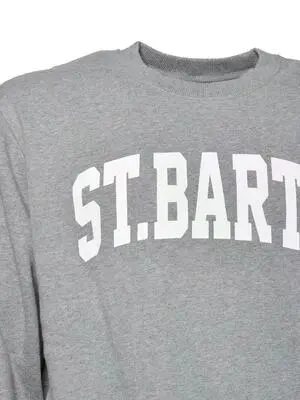 MC2 SAINT BARTH Soho Cotton Sweatshirt With St. Barth Print