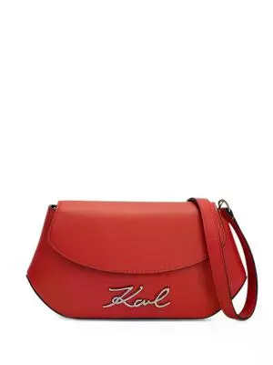 Karl Lagerfeld K/signature Cross Body Bag - Red