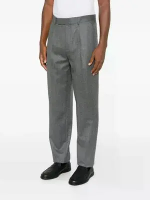 Zegna Pleated Straight-leg Trousers
