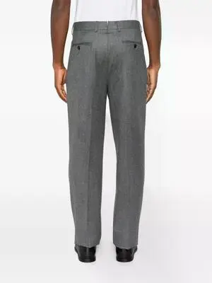 Zegna Pleated Straight-leg Trousers