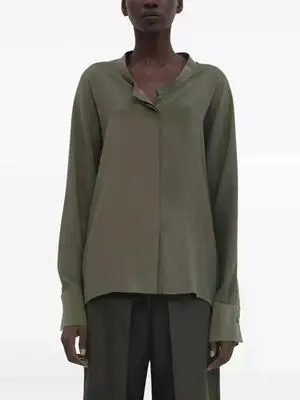 Christian Wijnants Tareth Concealed-front Shirt - Green
